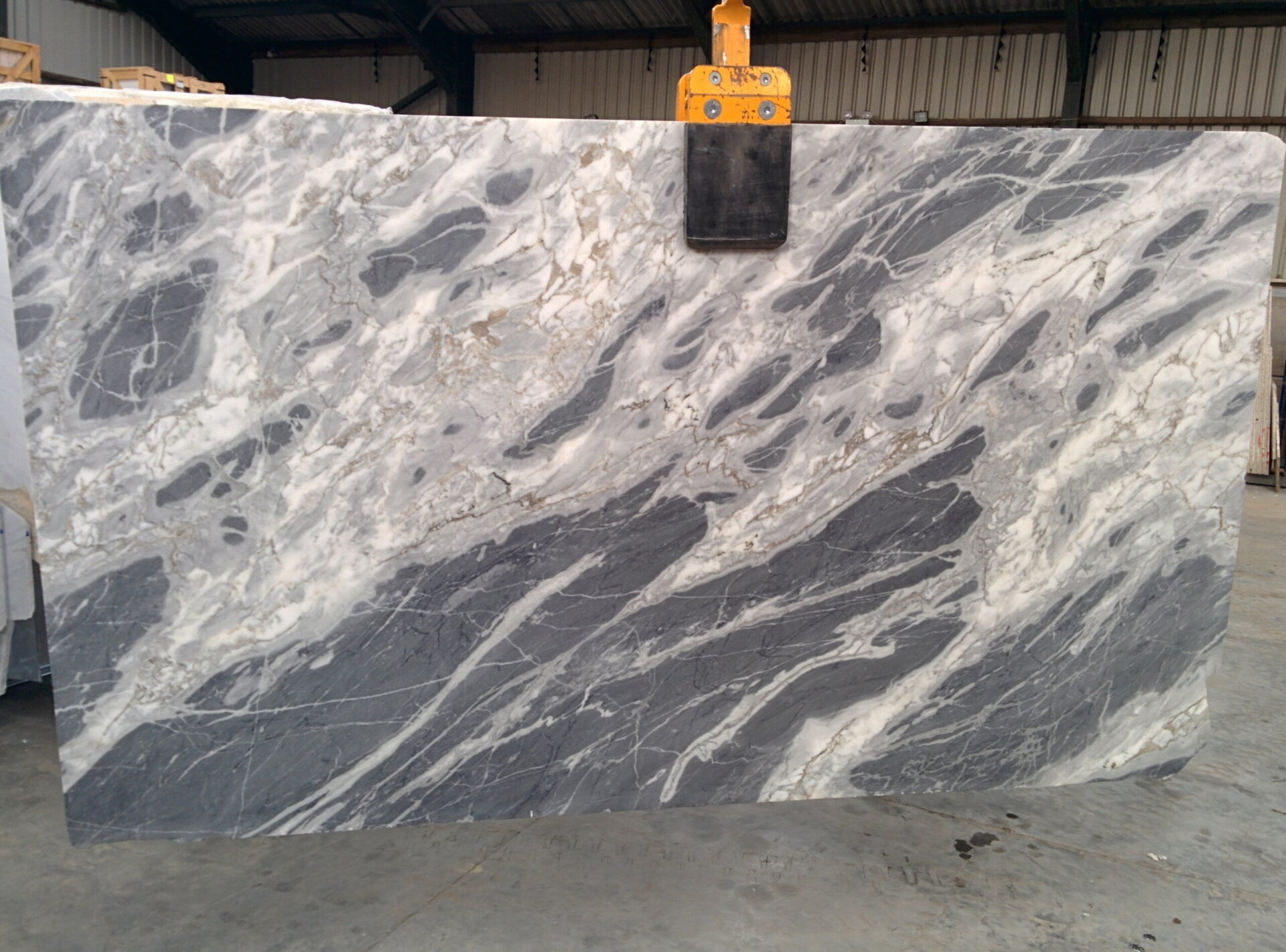 Blue Crestola Polished Marble Slab | Natural Angle